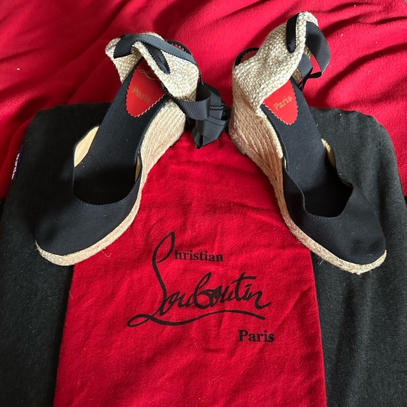 Christian Louboutin | Shoes | Christian Louboutin Red Bottom Wedges ...